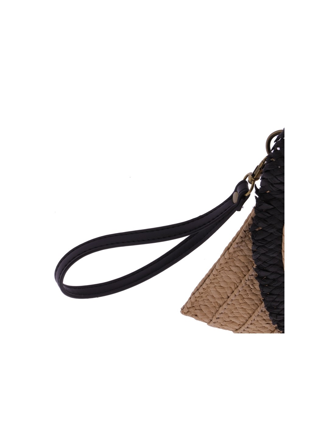 Cartera de Mano Bandolera Rafia Solapa Akina EFerri