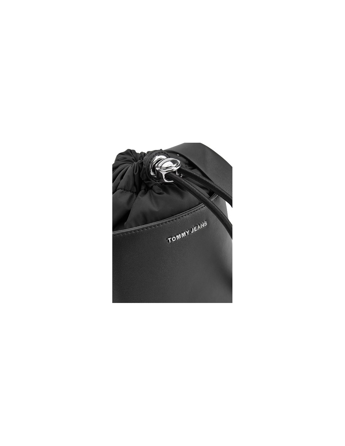 Bolso Bombonera Cierre Fruncido con Bandolera Tommy Jeans Negro